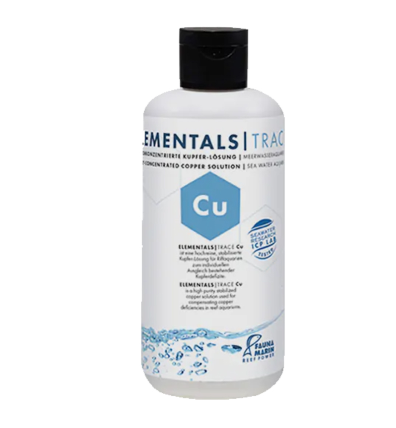 Fauna Marin Elementals Trace Copper (Cu) 250ml - ReefBum